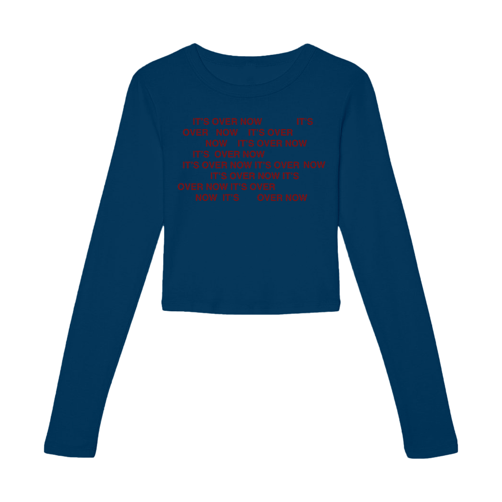 It’s Over Now Baby Crop Longsleeve | Billie Eilish Official AU Store ...